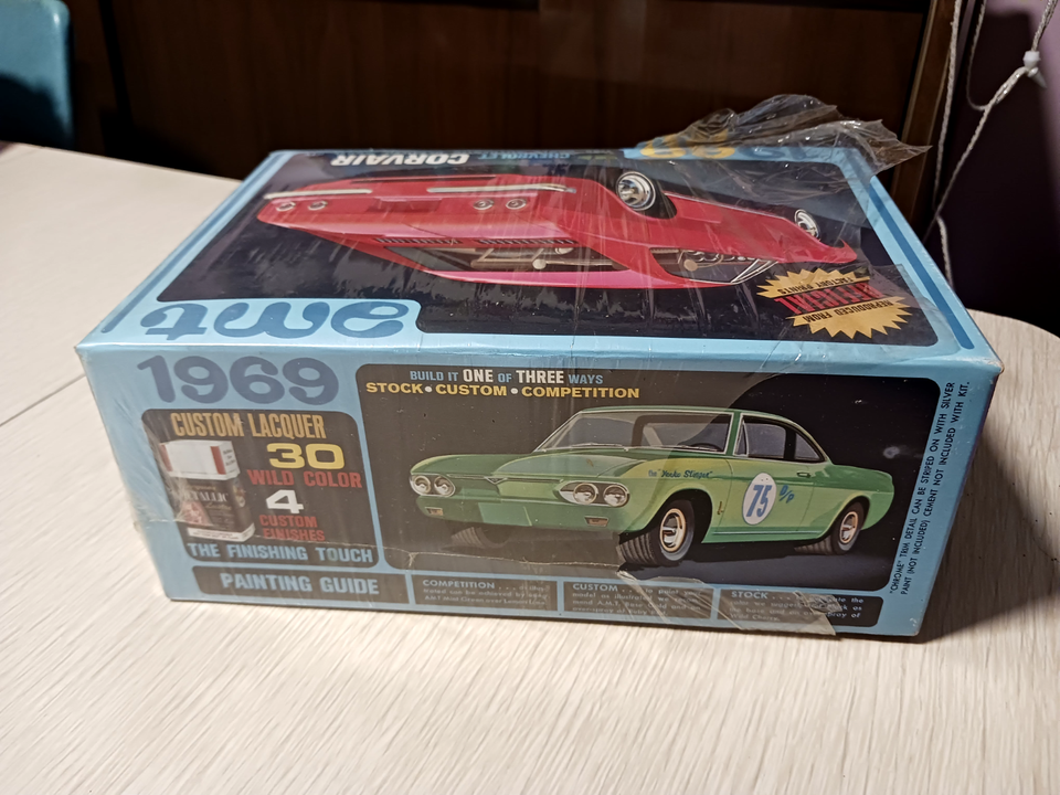Vintage model car kit Chevrolet Corvair 1969 | eBay