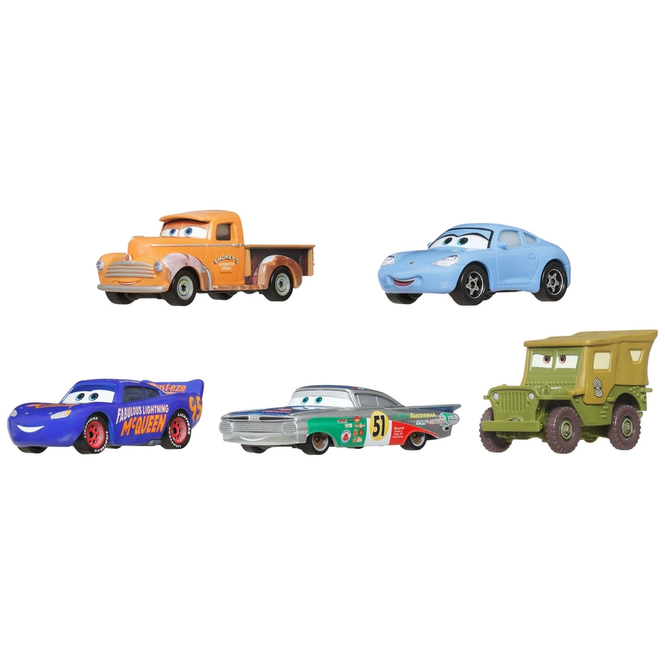 Disney Pixar Cars Training Day at Willy's Butte 5-Pack 1:55 Scale Cars ...