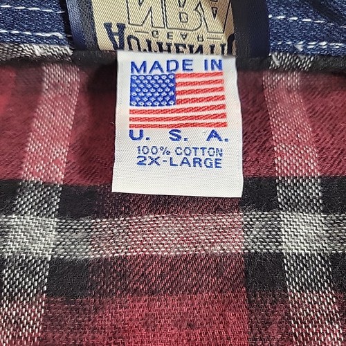 VTG Authentic NRA Denim Jacket Flannel Lined Sz 2XL XXL Concealed Carry ...