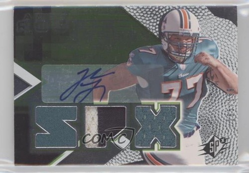 2008 SPx Auto Rookie Jersey Green /199 Jake Long #161 Rookie Auto RC | eBay
