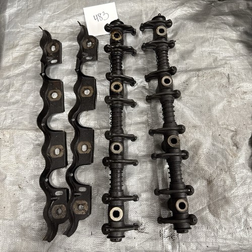Ford FE 352 360 390 Rocker Arm Shaft Assembly With Shields | eBay