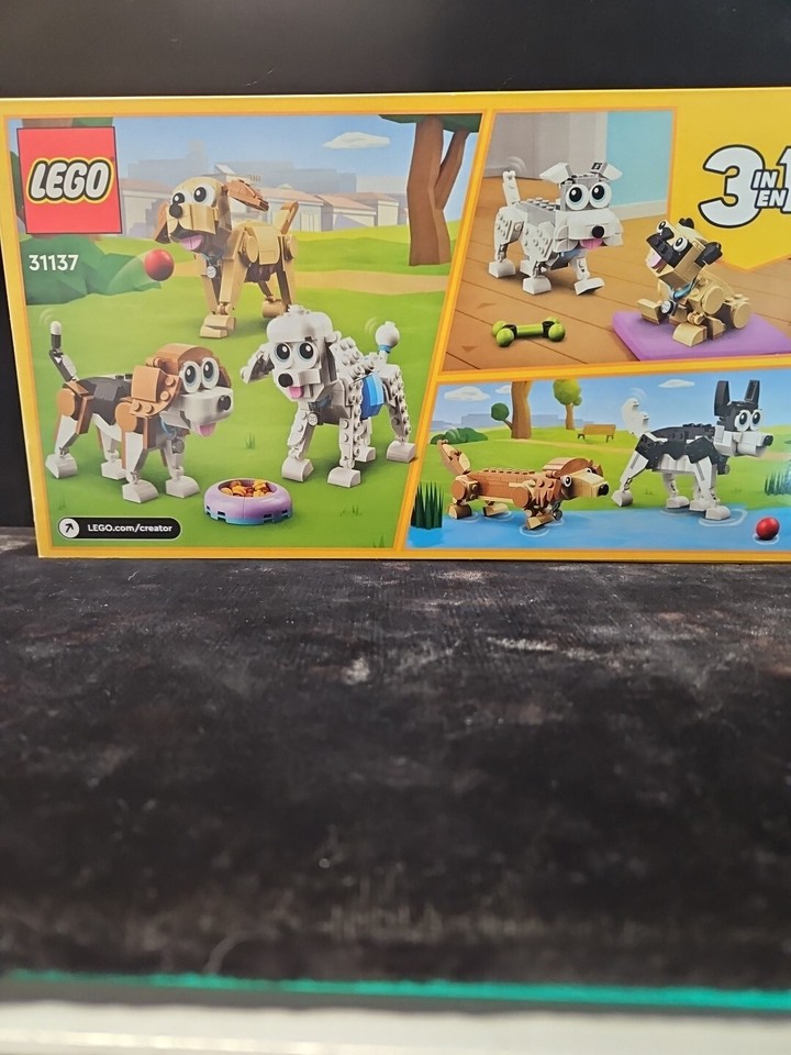 LEGO CREATOR Adorable Dogs 31137 475 Piece Age 7+ New Factory Sealed ...