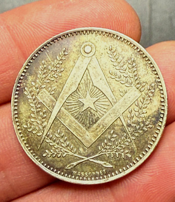 FRANC - MAÇONNERIE , jeton en argent "LE MONT SINAÏ" ! 8,75 g | eBay