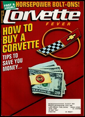 SEPTEMBER 1991 CORVETTE FEVER MAGAZINE, SEBRING VETTES, CORVETTE XP-895 ...