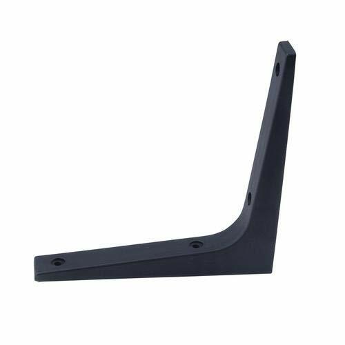 2 pack 7" x 7" Heavy Duty Black Plastic Resin Shelf Bracket Supports 33 ...