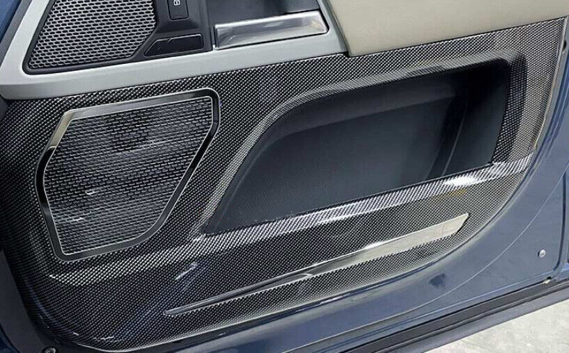 For Defender 110 2020-2023 Carbon Fiber Interior Door Anti-Kick Panel ...