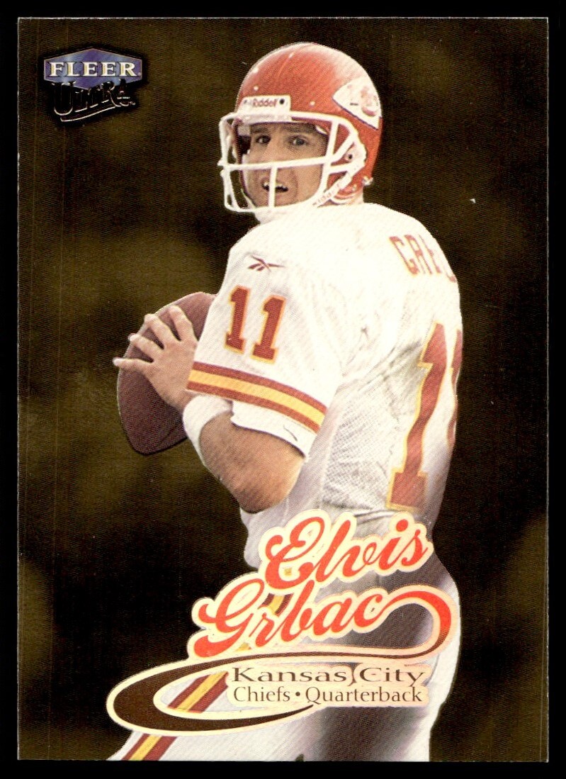 1999 Ultra Gold Medallion Elvis Grbac G51 Kansas City Chiefs #121G | eBay