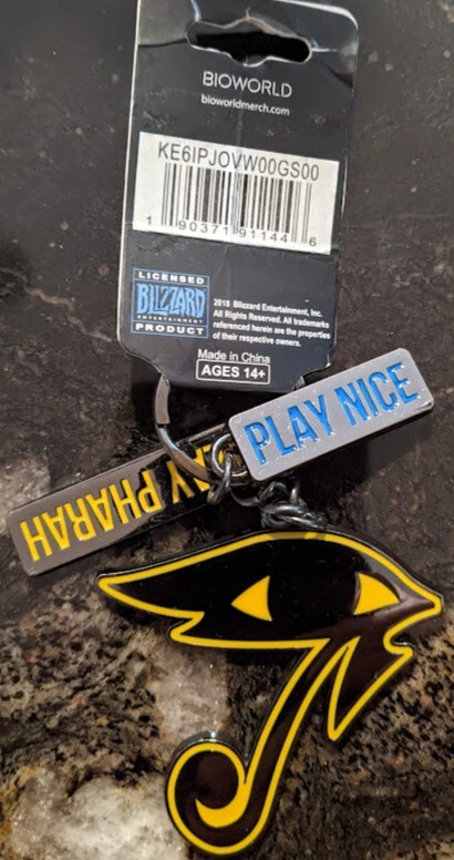 OVERWATCH BLACK EYE KEY CHAIN NEW | eBay