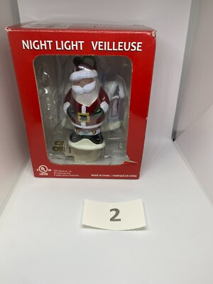 Christmas Santa Clause Night Light 3 Dimensional NEW Veilleuse | eBay
