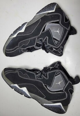 Nike Air Jordan True Flight Athletic Shoes Black Cool Grey 343796-011 ...