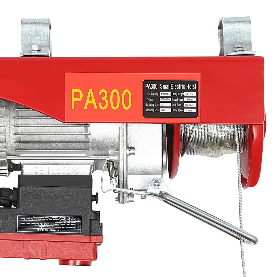 Electric Hoist Winch Lifting Engine Crane Garage Hanging Cable Lift ...