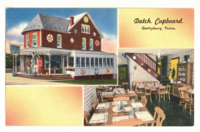 c1950 PC: The Dutch Cupboard Restaurant – Gettysburg, Pennsylvania | eBay