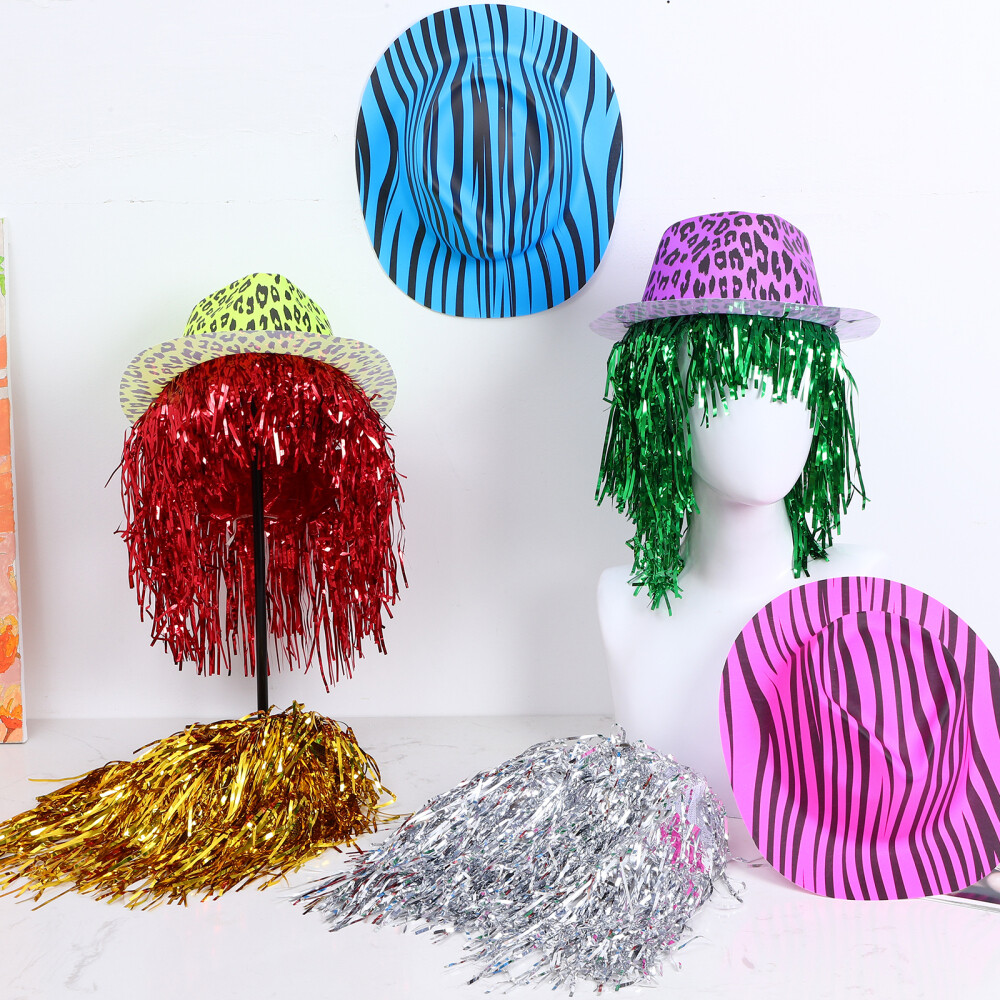 Neon Party Hat 80s Hats Masquerade Headwear Halloween Costume ...