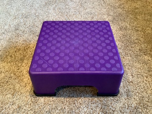 The Firm FANNY LIFTER Step PURPLE STEP ONLY w/Four Rubber Feet AEROBIC ...