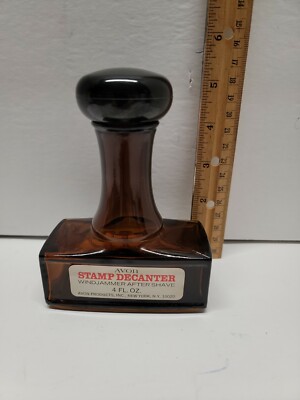 Vintage Avon Paid Stamp Cologne Bottle Glass Decanter Empty Bottle | eBay