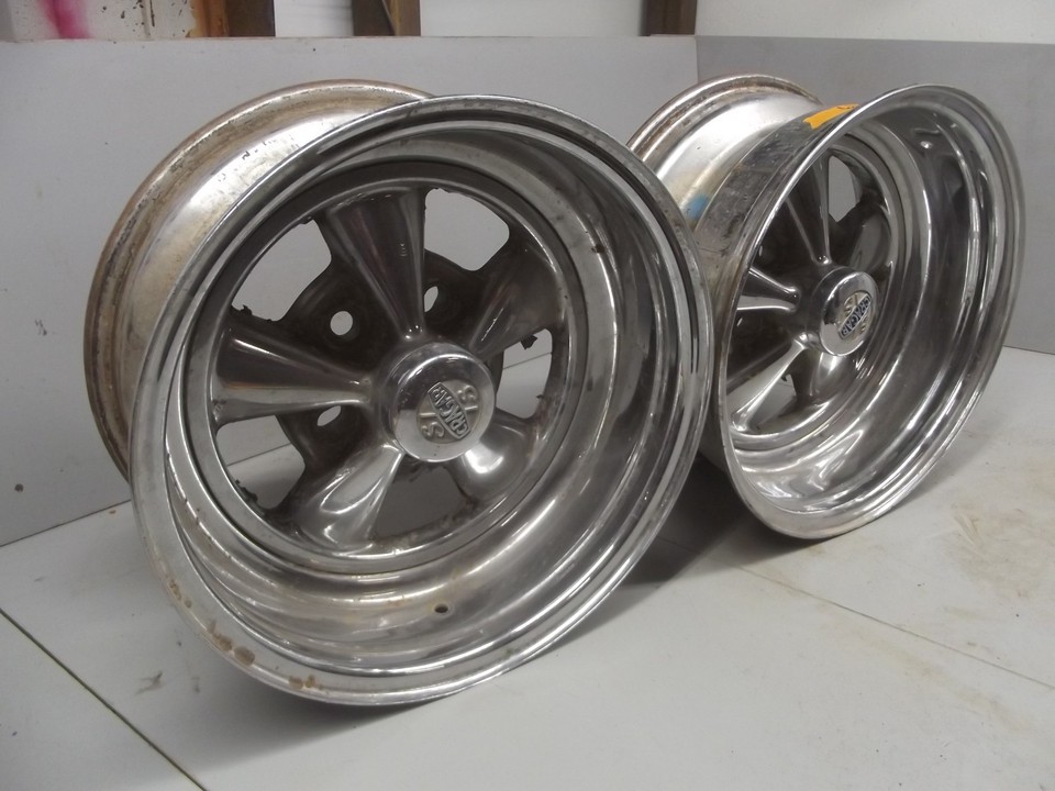 15x7 CRAGAR SS STEEL CHROME WHEELS UNILUG 4.5 4.75 15" | eBay