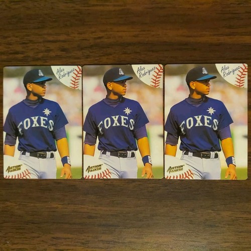 3 Alex Rodriguez FOXES 1994 Action Packed Embossed Gold Foil #1 Rookie ...
