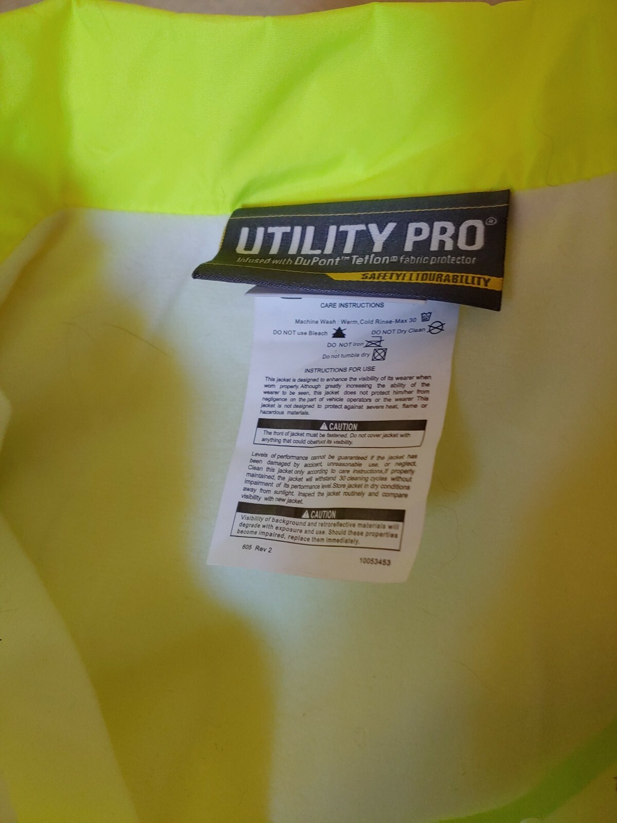 Utility Pro Class 2 Reflective Safety Jacket Mens XL … - Gem