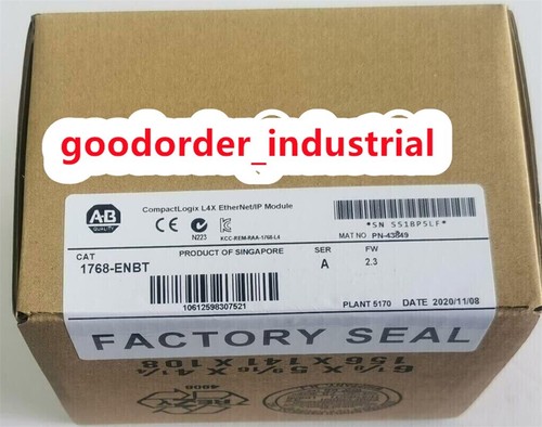New Factory Sealed AB 1768-ENBT SER A EtherNet/IP Communication Module ...