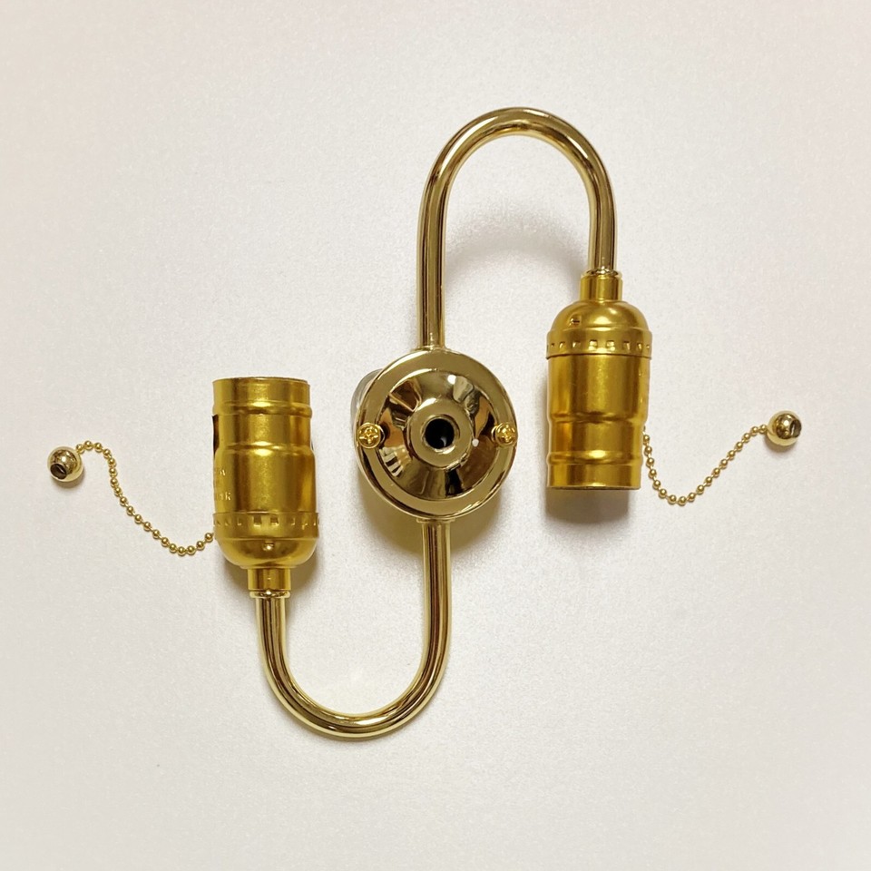 Lamp Parts 2-Socket On/Off Pull Chain S-CLUSTER-Available In 4 Finishes ...