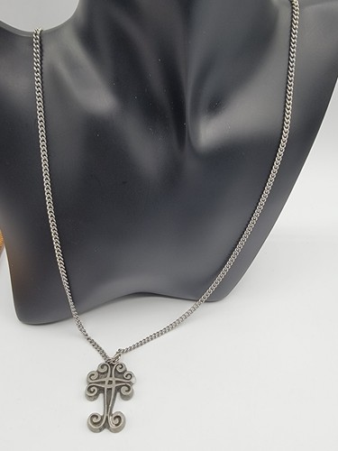 Vintage Swedish Scroll Pewter Necklace R Tennesmed Sweden Pewter ...