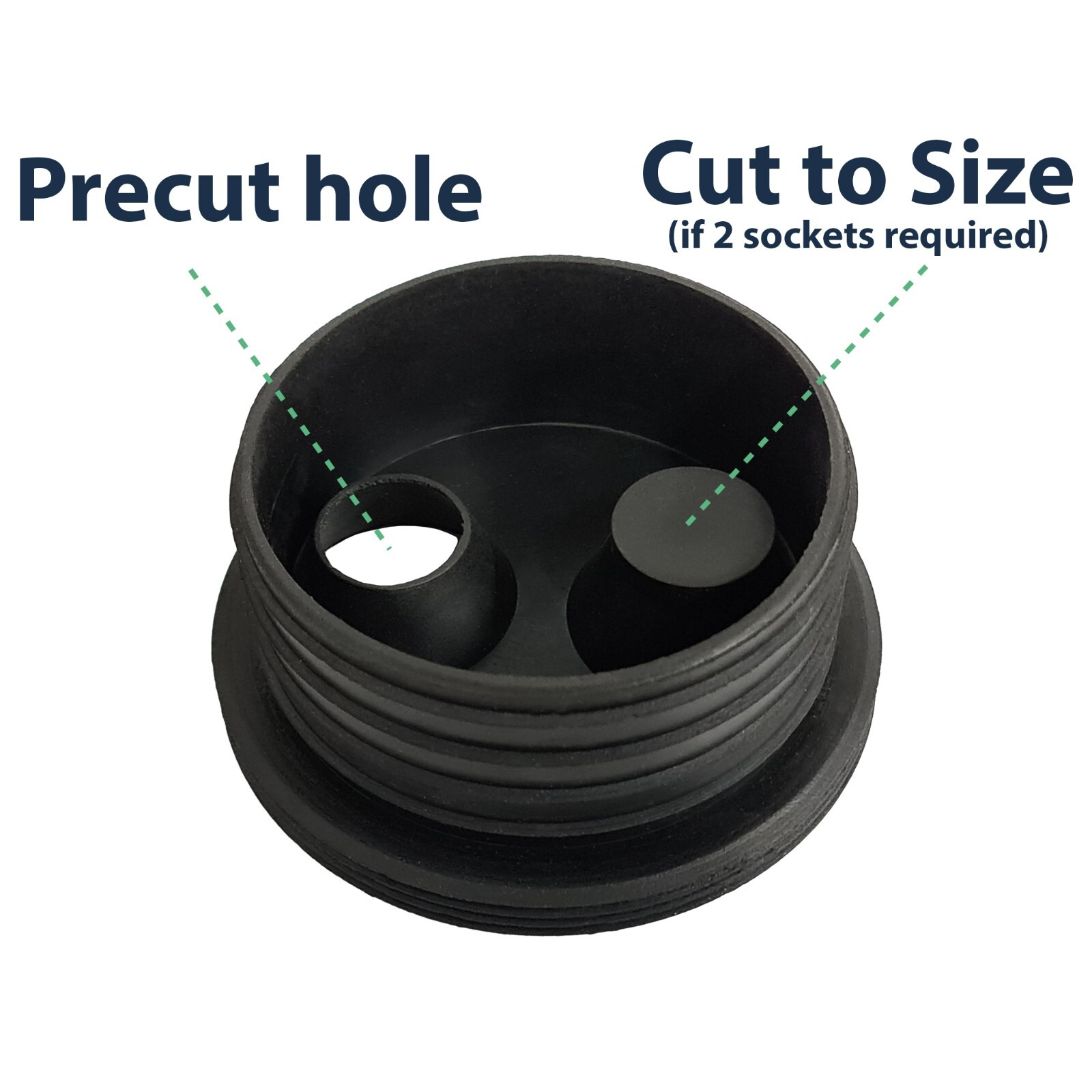 110mm - 40mm / 32mm Flexible Reducer Connector Fitting for Waste Pipe ...