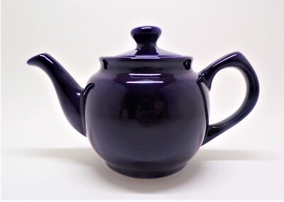 Vintage Porcelain DesignPac Cobalt Blue Teapot With Lid | eBay