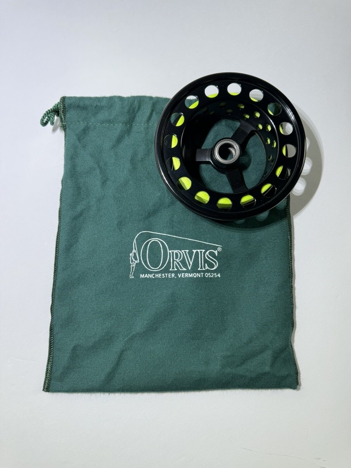ORVIS VORTEX 7/8 Black Anti-Reverse LARGE ARBOR EXTRA SPOOL- New | eBay