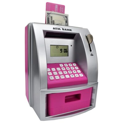Toy Talking ATM Bank ATM Machine Savings Bank for Kids –Works a Real ...