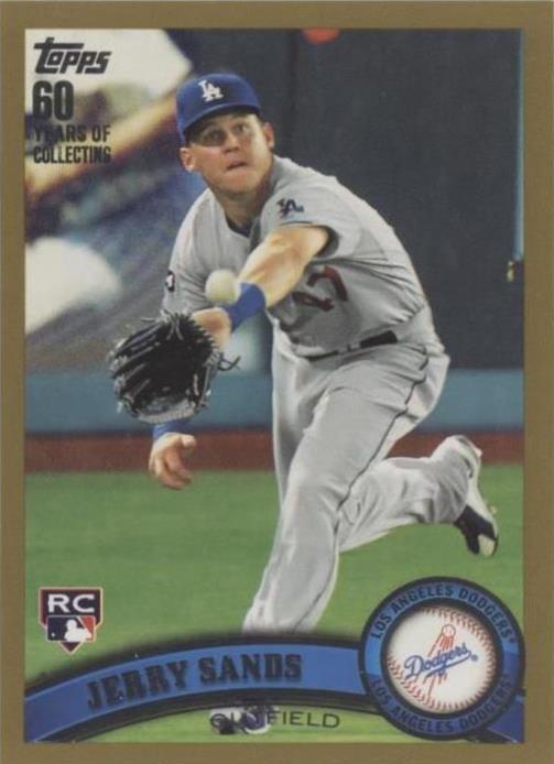 2011 Topps Update Series - Jerry Sands #US54 Gold /2011 (RC) for sale ...