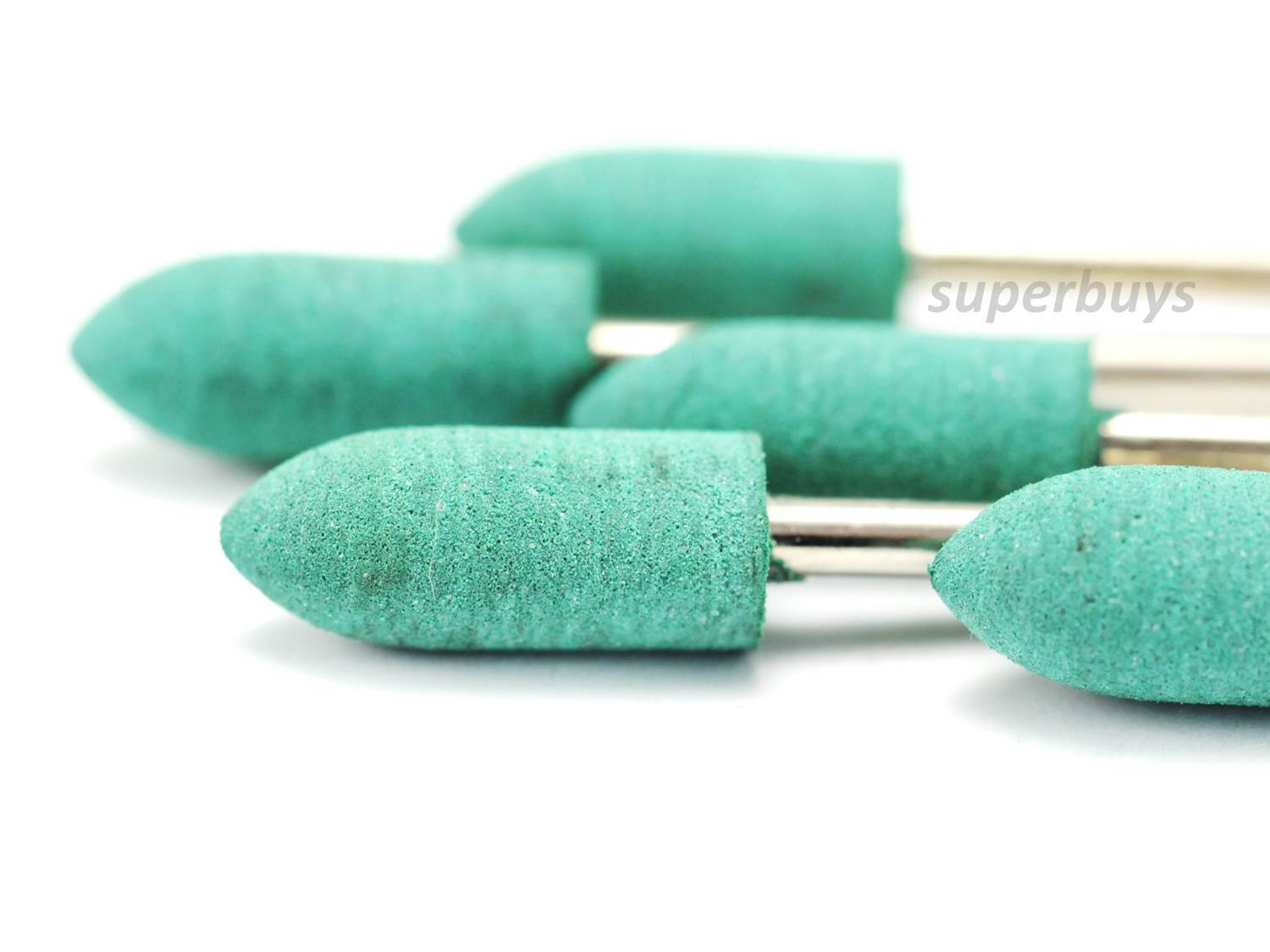 5pcs Rubber 8mm Polishing Buffing Grinding Burr For Rotary Grinder ...