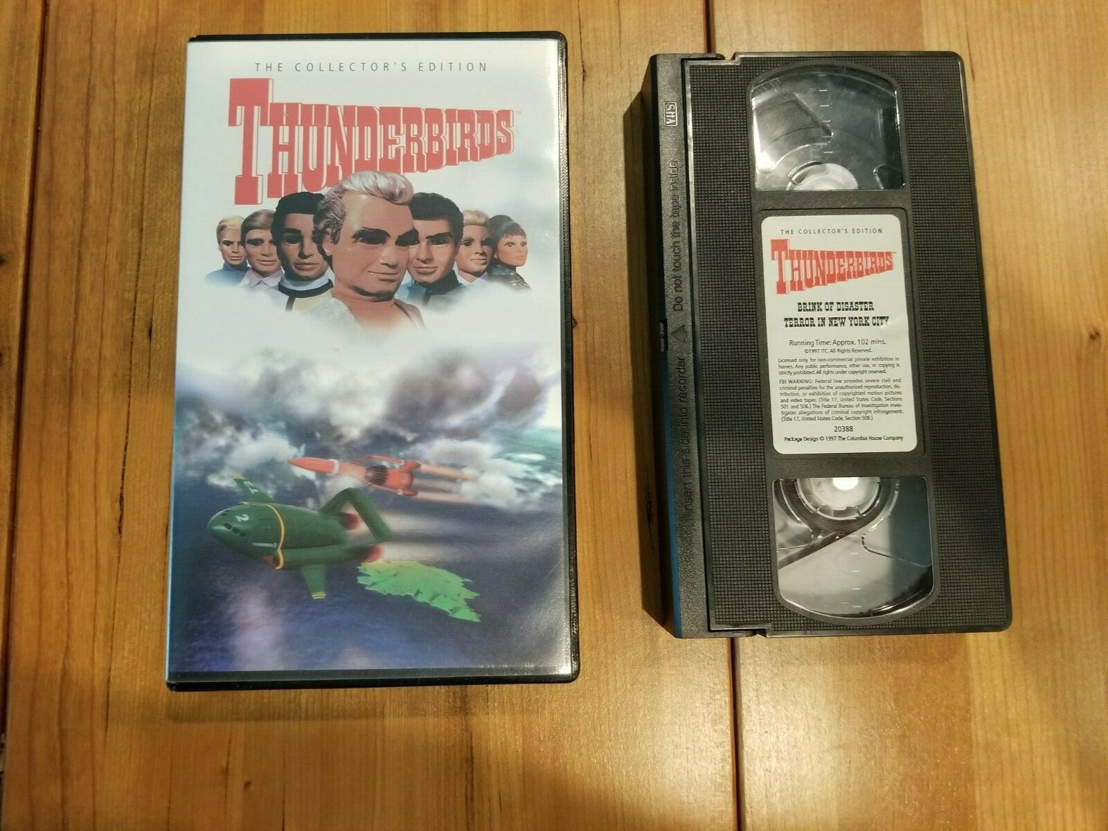 Thunderbirds Collector's Edition on VHS tape, Brink of Disaster/Terror ...