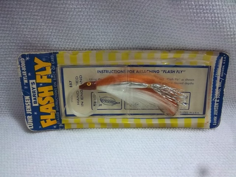 Vintage Luhr Jensen - Barry's Flash Fly Lure | eBay