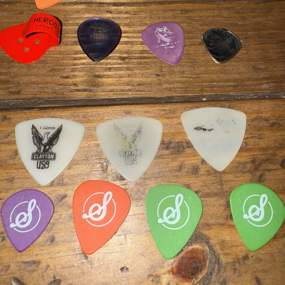 56 Guitar Pick Lot Fender Gibson Thalia Stringjoy Clayton Pro Plec | eBay