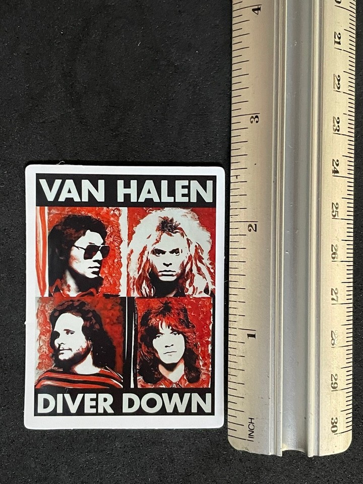 Van Halen Logo Image Sticker Iconic 70s 80s Rock Band Legend LA for ...