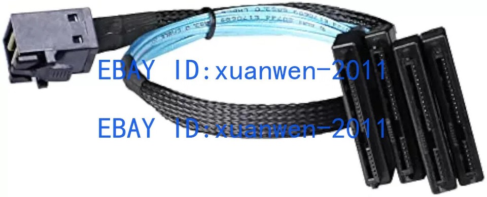 Mini SAS HDD SFF-8643 to 4 SFF-8482 Connector with Power Port Hard ...