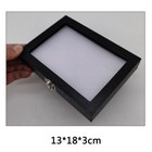 Loose Diamond Leather Storage Gem Glass Lid Gemstone Gems Display ...
