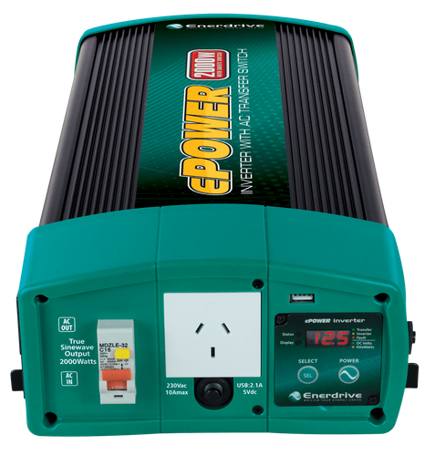 Epower 2000W/12V W/Rcd & Ac Tfer SwitchStock Code: En1120S-X | eBay Australia