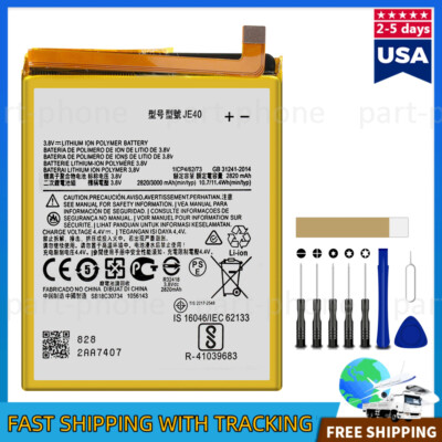 JE40 New Battery for Motorola Moto G7 XT1962 Moto G7 Play XT1952 ...