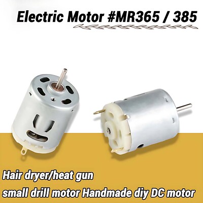 Miniature Small Electric Motor Brushed 1.5V - 12V DC for Models Crafts ...