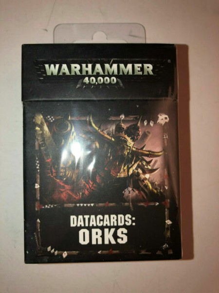 Ork Orks Data Cards Datacards Warhammer 40000 40k for sale online | eBay