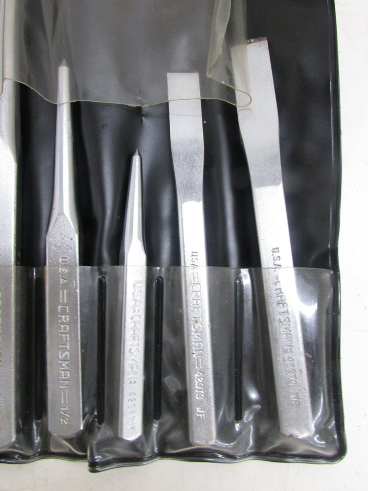 VTG CRAFTSMAN TOOLS PUNCH & CHISEL TOOL SET, 43034, USA | eBay