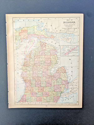 Canada - Michigan Map