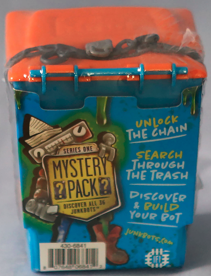 Hexbug Junkbots Mystery Pack Single Trash Can with Mystery Junkbot ...