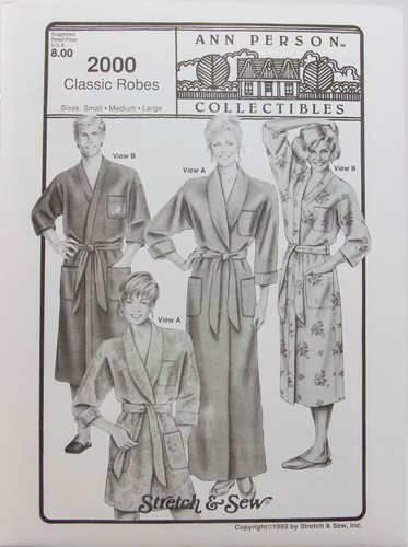 Ann Person Stretch and Sew #2000 - Classic Robes | eBay