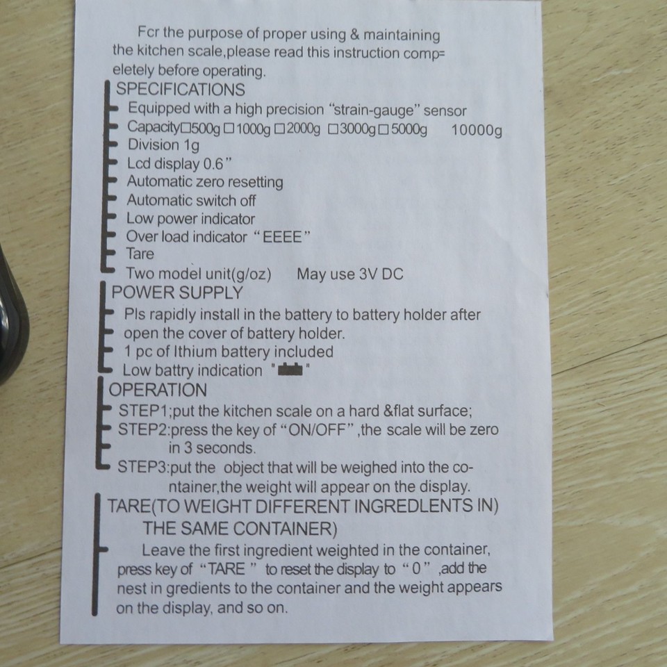 eBay SF-400 Digital Shipping Scale LCD Display 10000g/1kg Capacity ...