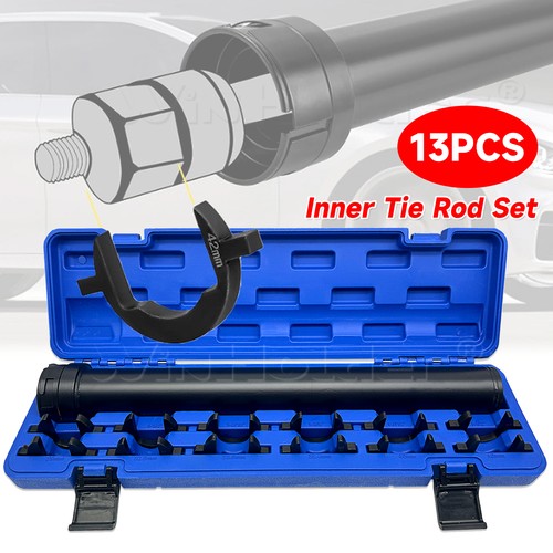 13X Inner Tie Rod Spanner Tool Set Crows Foot Wrench Steering Track Rod ...