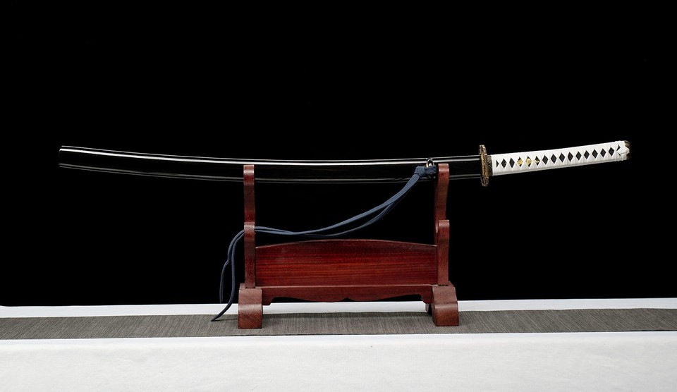 Full Tang Katana Sword Sharp Real Samurai Swords Handmade Anime Sword ...