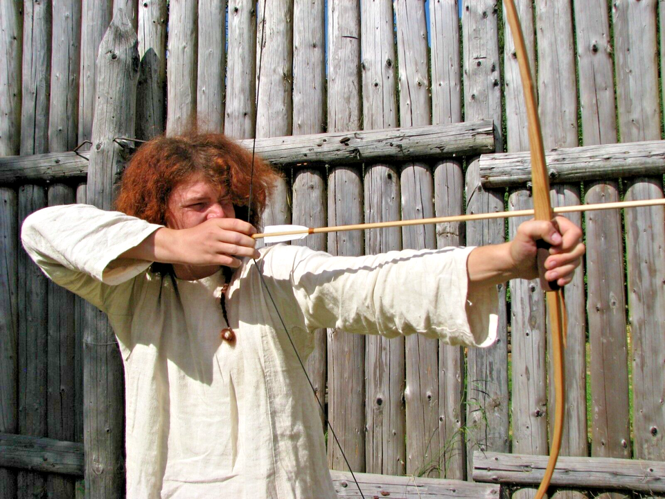 Medieval Recurve Bow, Traditional Target Archery Wood Bow, LARP Cosplay ...