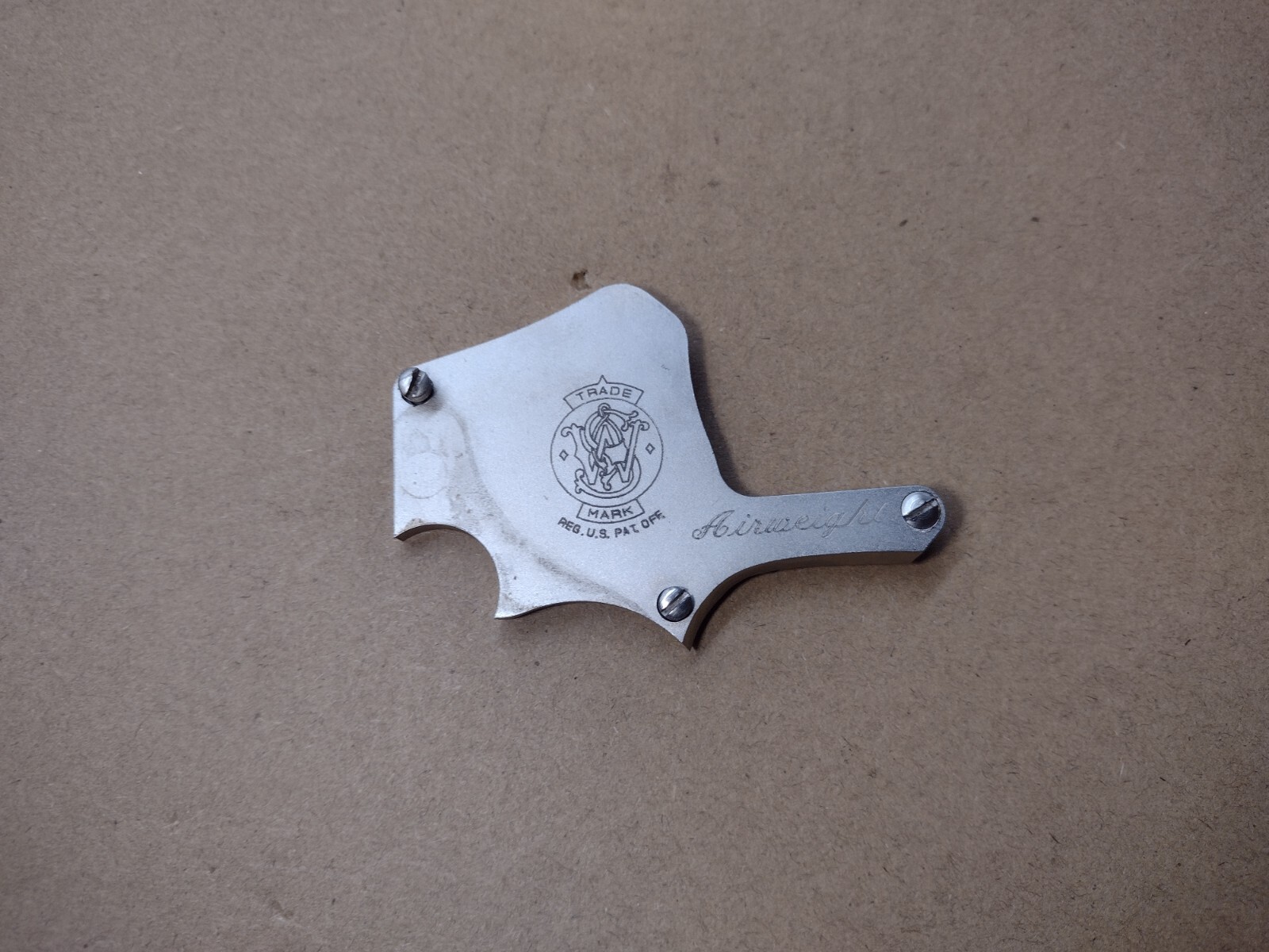 Smith & Wesson J Frame 442 - 2 .38 Special sideplate nickel airweight ...